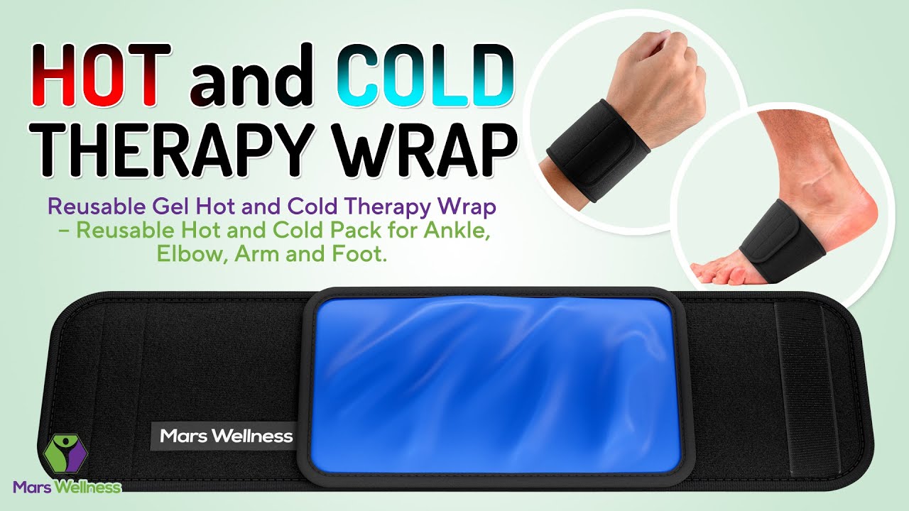 Reusable Gel Hot and Cold Therapy Wrap – Reusable Hot and Cold Pack for ...
