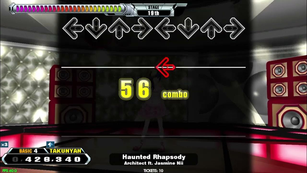 【DDR GRAND PRIX】Haunted Rhapsody【DP BASIC】 - YouTube