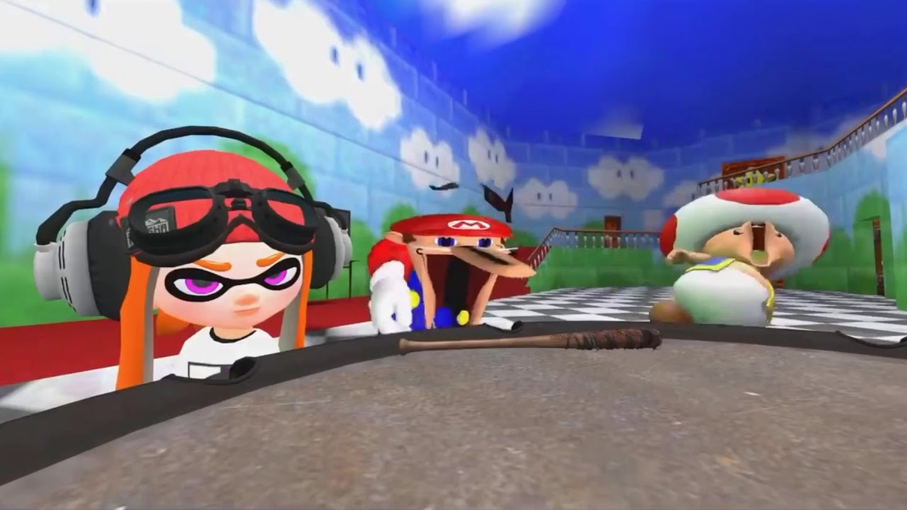 mario and toad laughs at tari (smg4) - YouTube