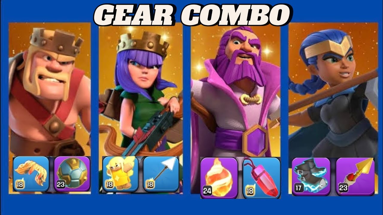 GEAR COMBO #clashofclans #fireball #coc - YouTube