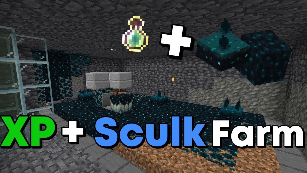 Minecraft 1.21 AFK XP and Sculk Farm - YouTube