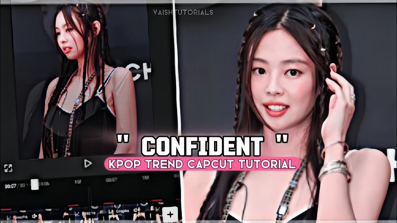 "CONFIDENT" KPOP TREND CAPCUT TUTORIAL || BLACKPINK || JENNIE || EDIT || TUTORIAL | CAPCUT ...