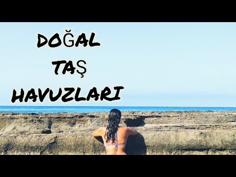 KORU PLAJİ DOĞAL TAŞ HAVUZLARI Gazipaşa Antalya beach L1H2 Miniyo Karavan diving yüzme plaj eğlence