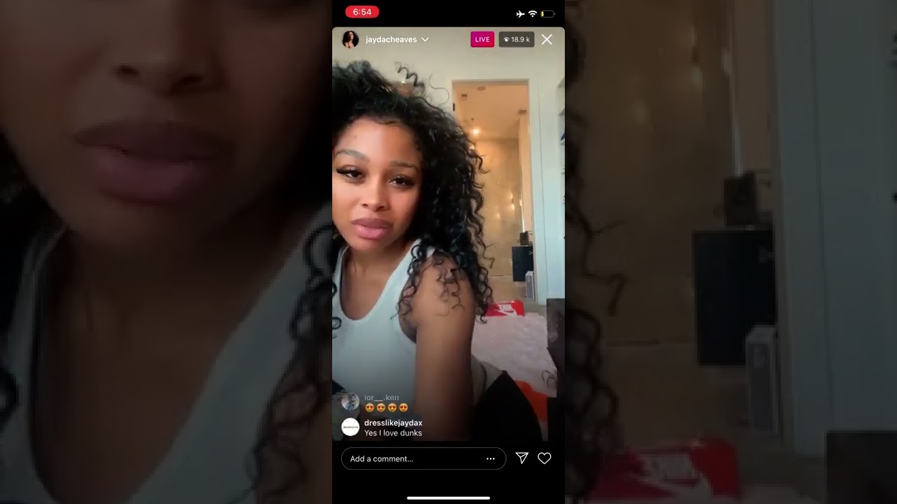 Jayda Wayda On Ig Live - YouTube