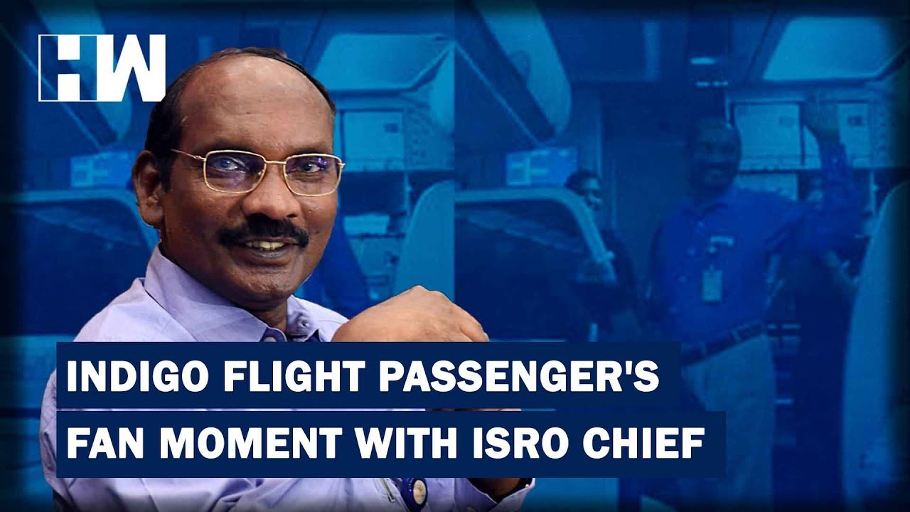 ISRO chief K Shivan gets warm welcome on flight - YouTube