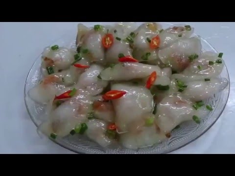 Vietnamese Clear Shrimp Dumpling- Banh Bot Loc Tran - YouTube
