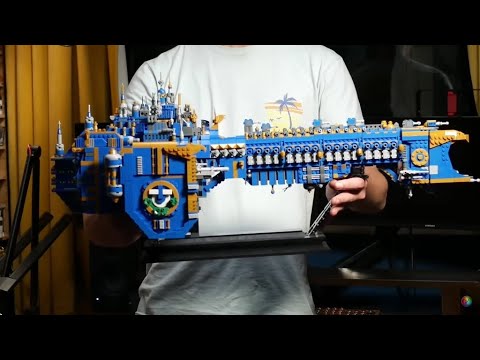 Lego Warhammer 40k Imperial Battleship - YouTube