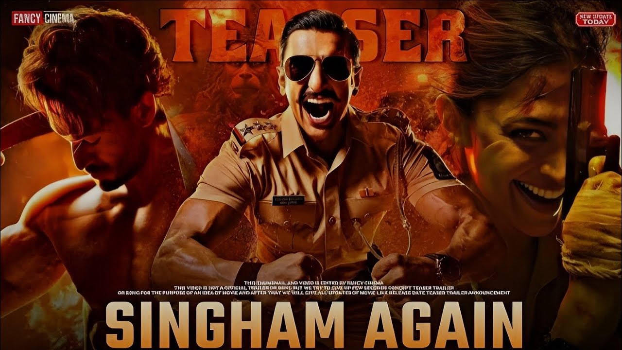 Singham Again Official trailer ️‍🔥🔥Ajay Devgan|Tiger shorf|Dipika ...