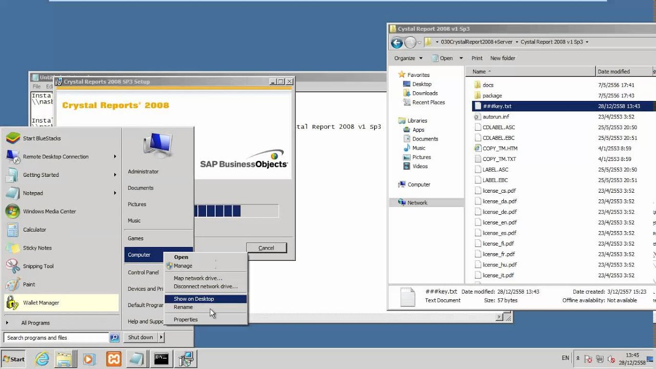 PeopleTools 8.54 Installation #2 Install Crystal Report - YouTube