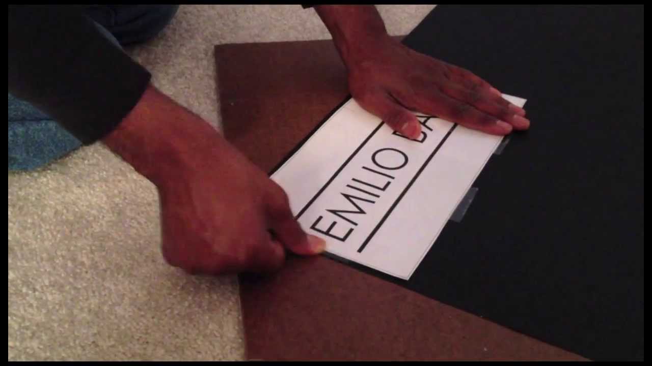 How to Create the Ultimate Merch Table Sign for Your Band 1 of 3 - YouTube
