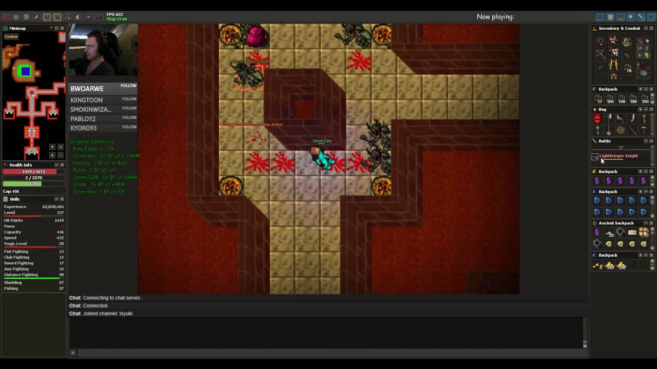 [Medivia Online] Preview on a Light Bringerknights run! - YouTube