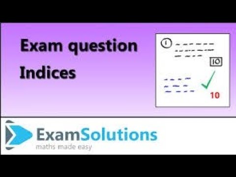 KCSE 2022(How to solve indices) - YouTube