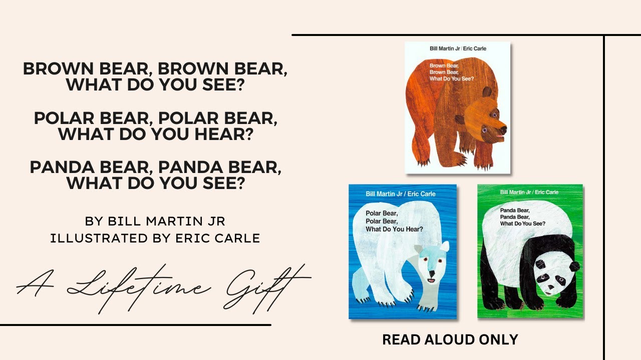 Brown Bear, Polar Bear & Panda Bear Compilation | By Bill Martin Jr ...