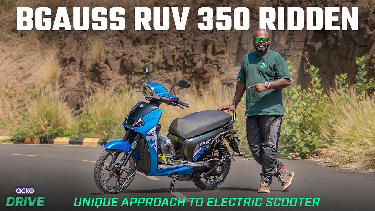 Bgauss RUV 350 Review | First Impressions - YouTube