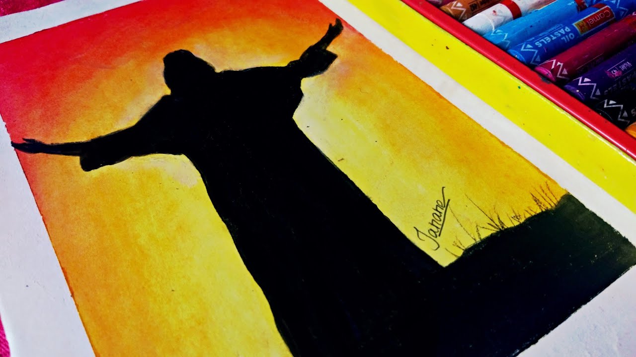 Jesus has Risen | Oil pastel art | Easter special | Jane's Art Melon ...