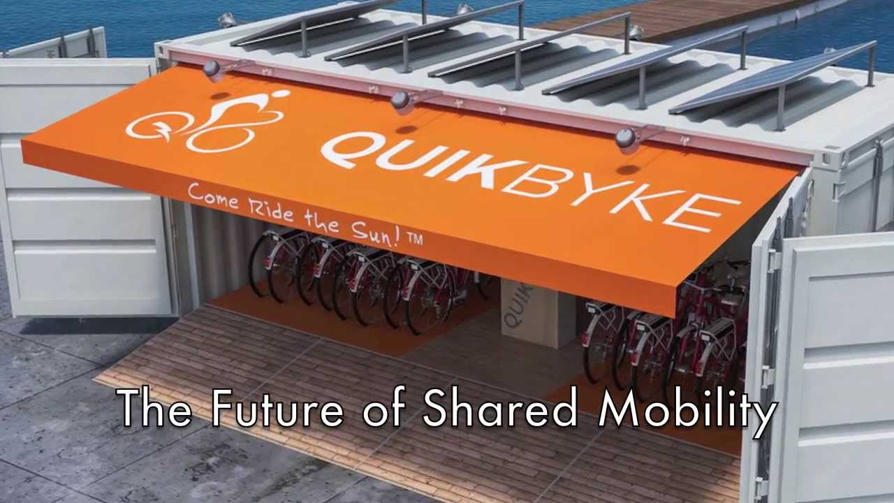 Quikbyke Q•pod - The Future of Shared Mobility - YouTube