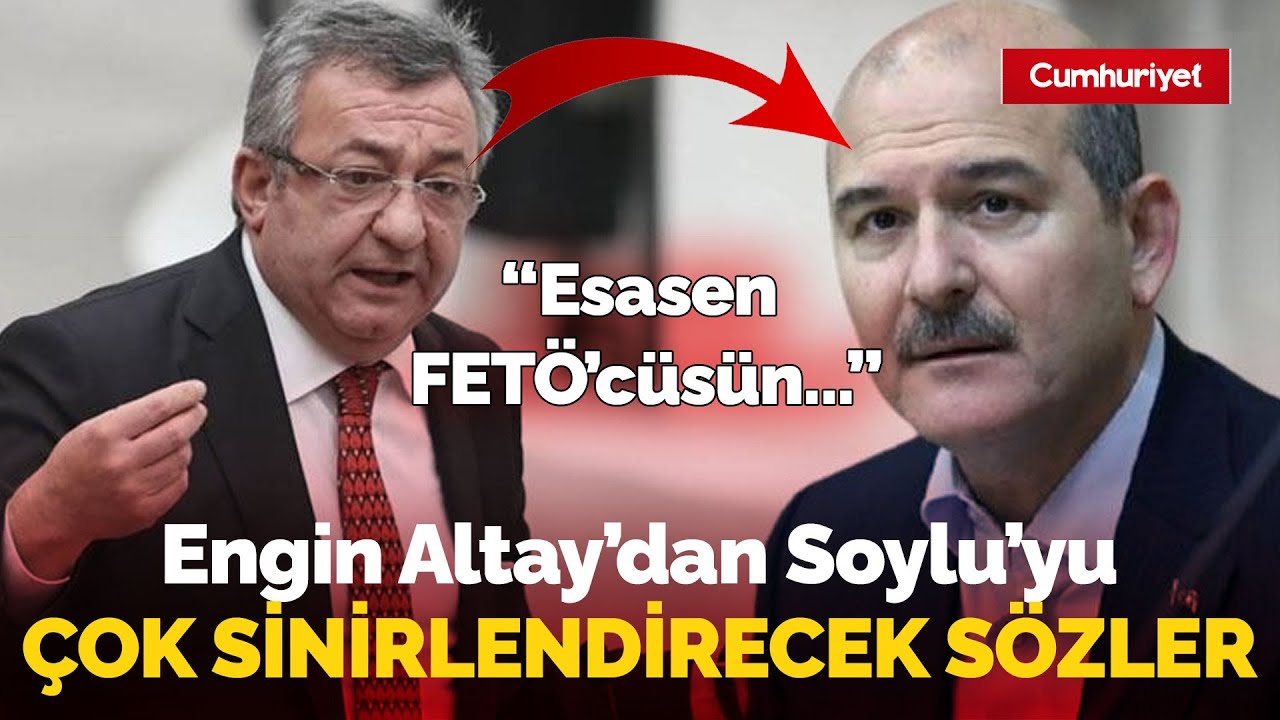Engin Altay'dan Süleyman Soylu'yu çok sinirlendirecek sözler: "Esasen ...
