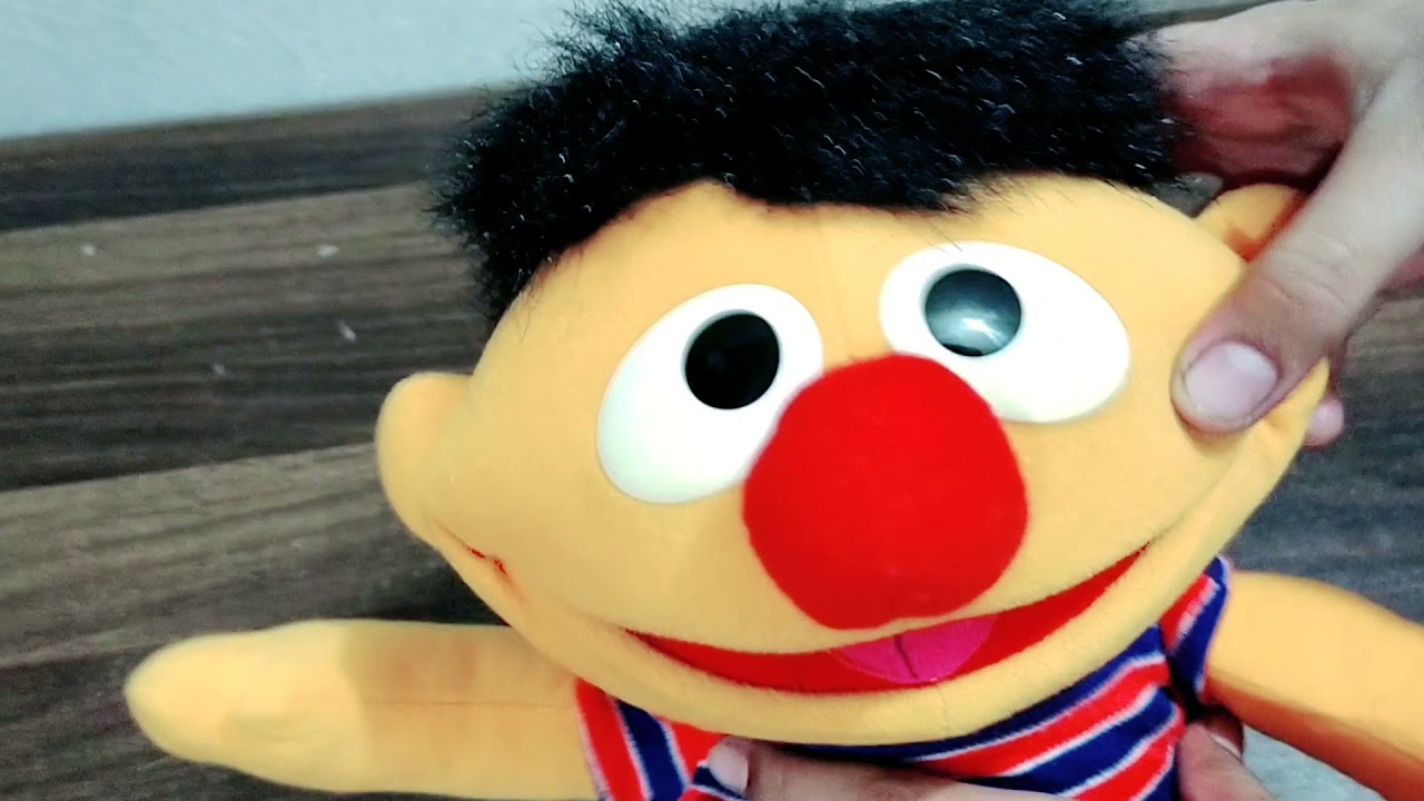 Sesame Street Ernie Plush Talking & Laughing Figure. #sesamestreet # ...