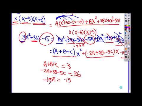 Partial Fraction Decomposition to 3 fractions - YouTube