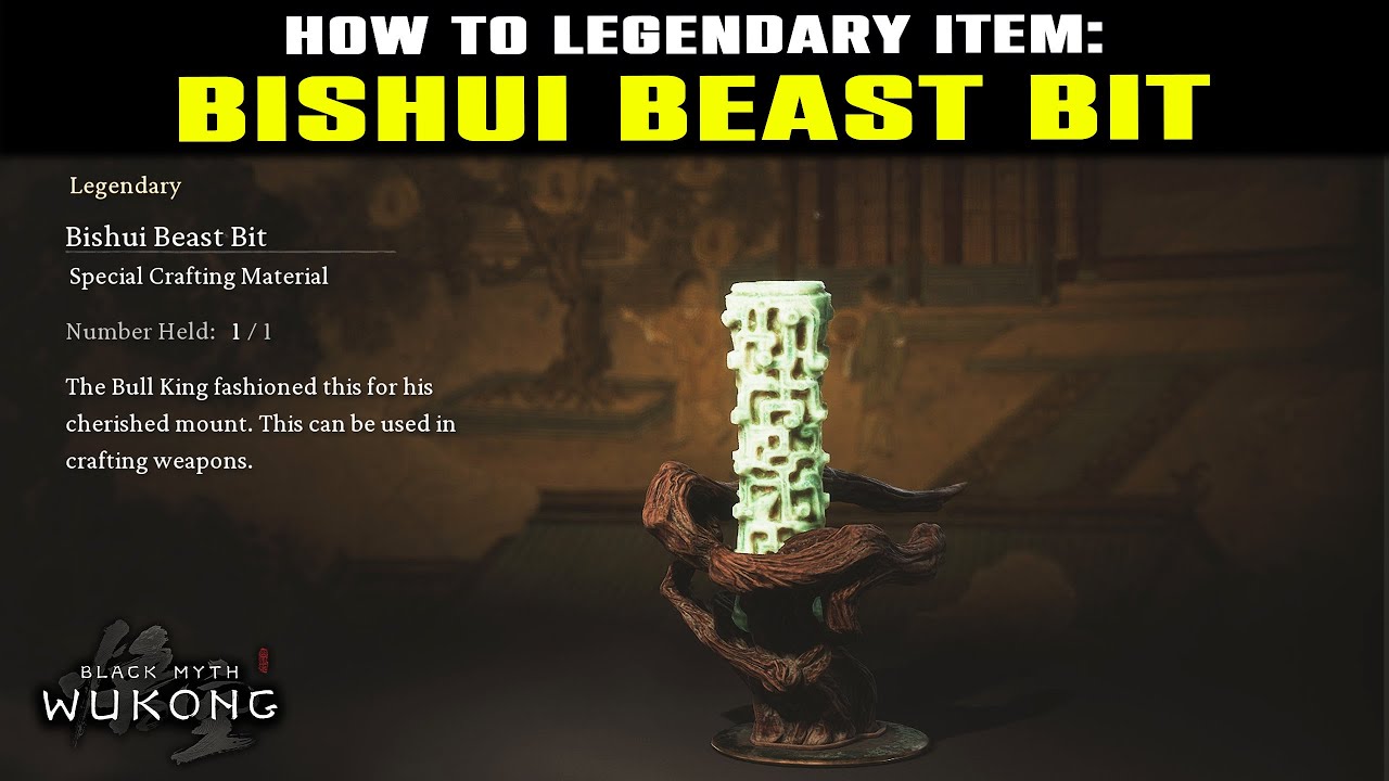 Bishui Beast Bit Location Guide | Legendary Crafting Material | Black ...