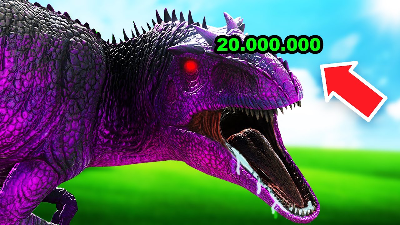 DE APEX GIGA HEEFT 20.000.000 HP in ARK Ragnarok MODS 15 - YouTube