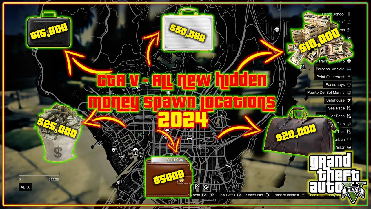 GTA 5 - Secret Money Locations Rockstar Hiding From YOU! (Story Mode) - YouTube