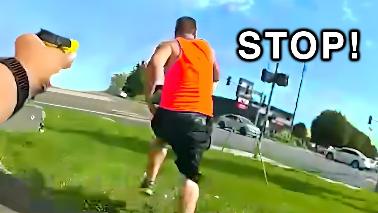 When Dumb Criminals Try to Run And Fail Spectacularly - YouTube
