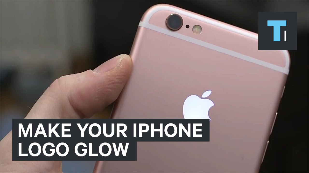 Make Your iPhone Logo Glow - YouTube