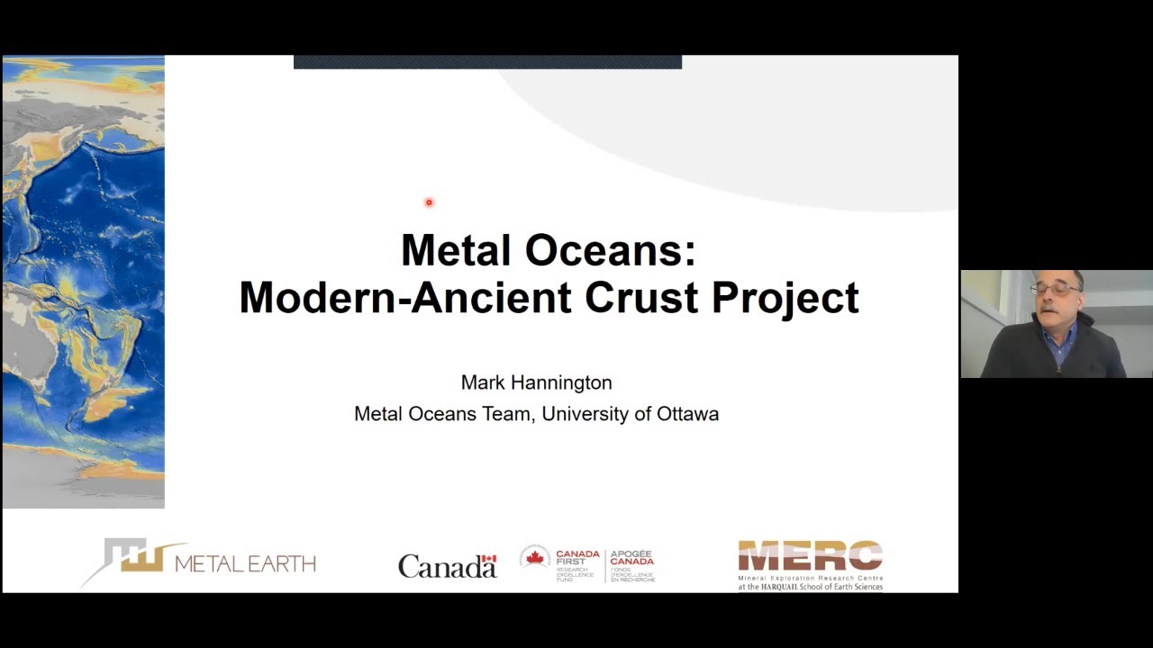 Mark Hannington - Metal Oceans: Modern-Ancient Crust Project - YouTube