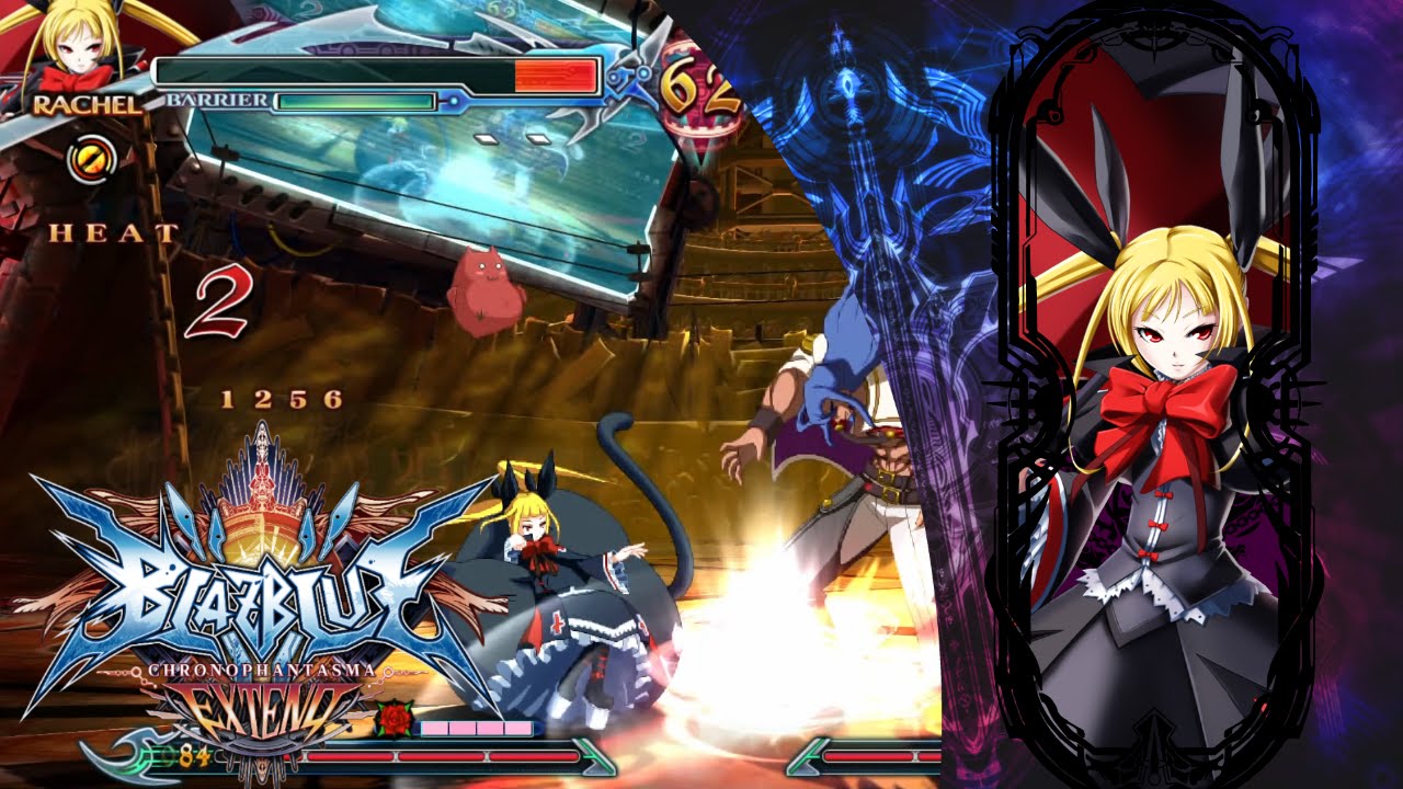 Blazblue Chrono Phantasma Extend - Rachel Alucard - Arcade Mode! - YouTube