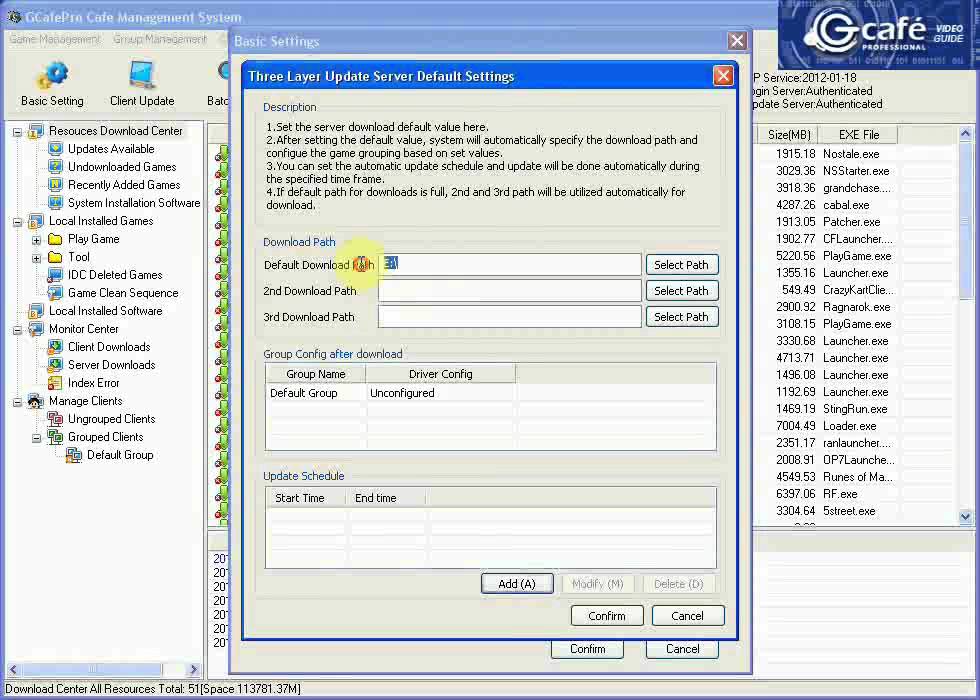 GCafe Pro Basic Settings - YouTube