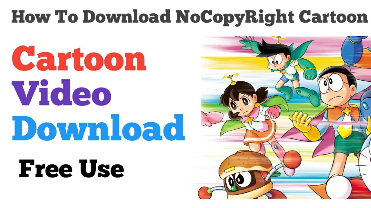 No Copyright Cartoon Image Aur Video kaise Download karen | How to ...