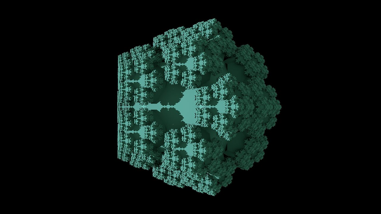 3D fractal from dodecahedron - YouTube