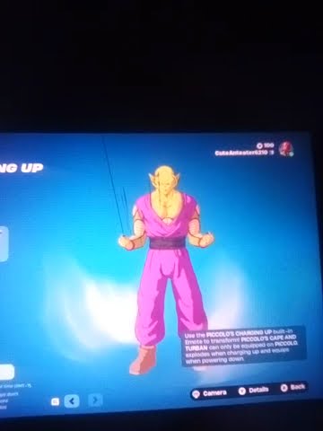 piccolo's charging up emote #shorts - YouTube