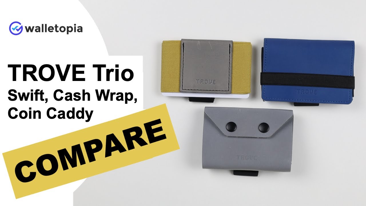 TROVE wallet comparison // taking the trio out for a spin! - YouTube