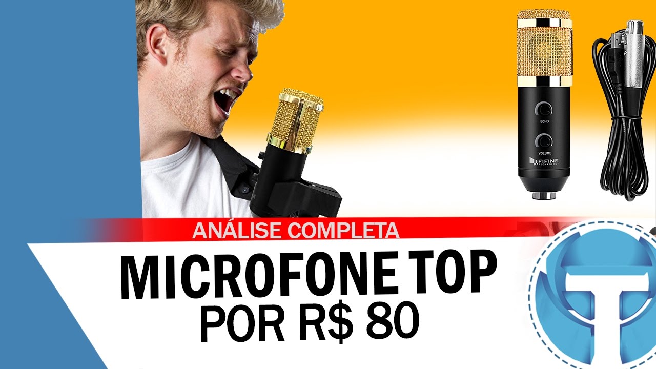 Microfone barato para Youtubers | Análise completa - YouTube