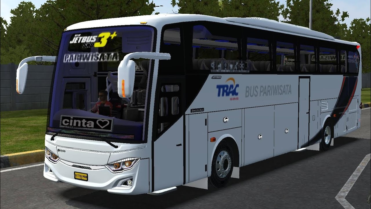 Mod BUSSID - Bus Mercedes-Benz 1836 Single Glass (TRAC) Bus Service ...