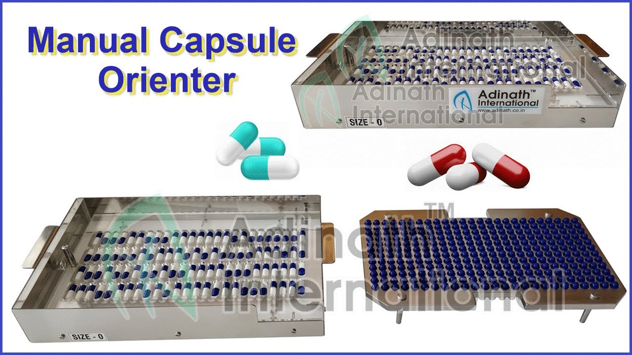 Manual Capsule Orienter, Capsule Filling Machine with Orienter - YouTube