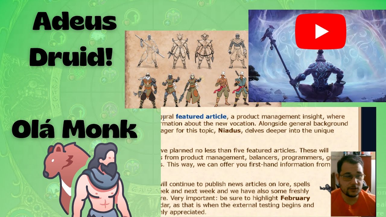 Druid será substituído pelo Monk! Quinta Vocação ou Substituto? - YouTube