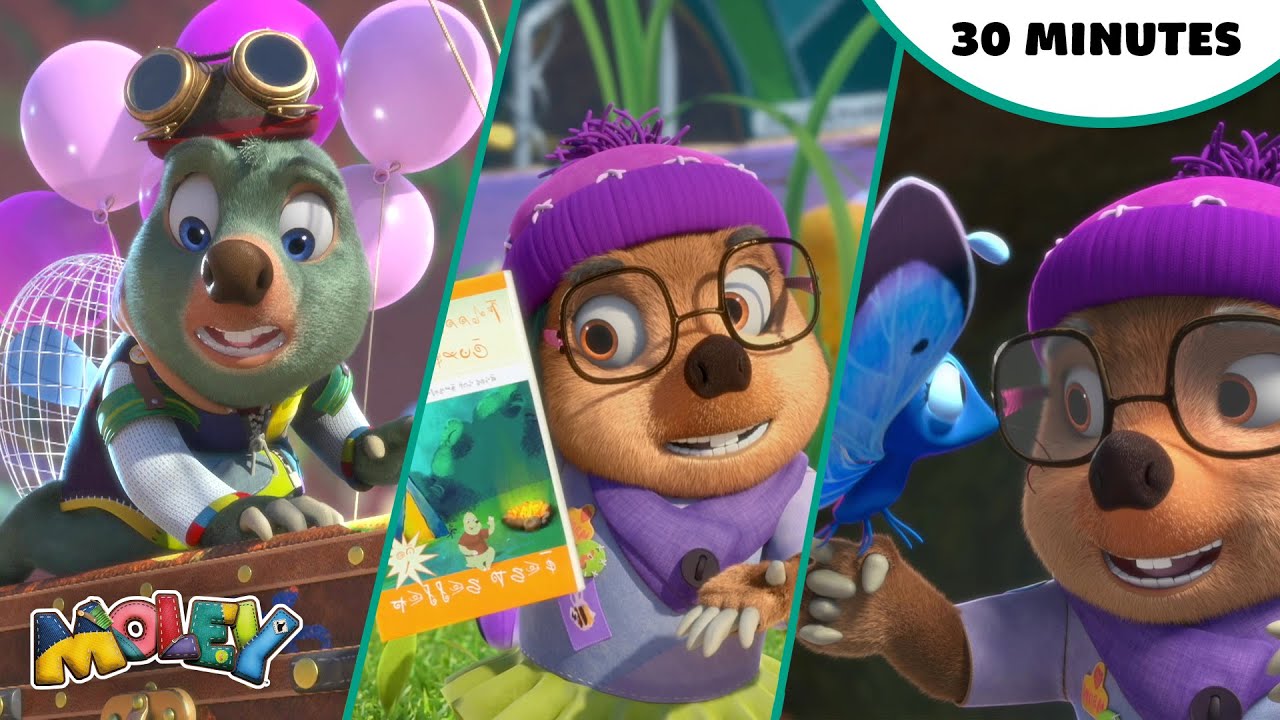 Moley and Friend's Adventures and Spy Missions 🤝🏕️🕵️‍♂️ | 30 Minutes of ...