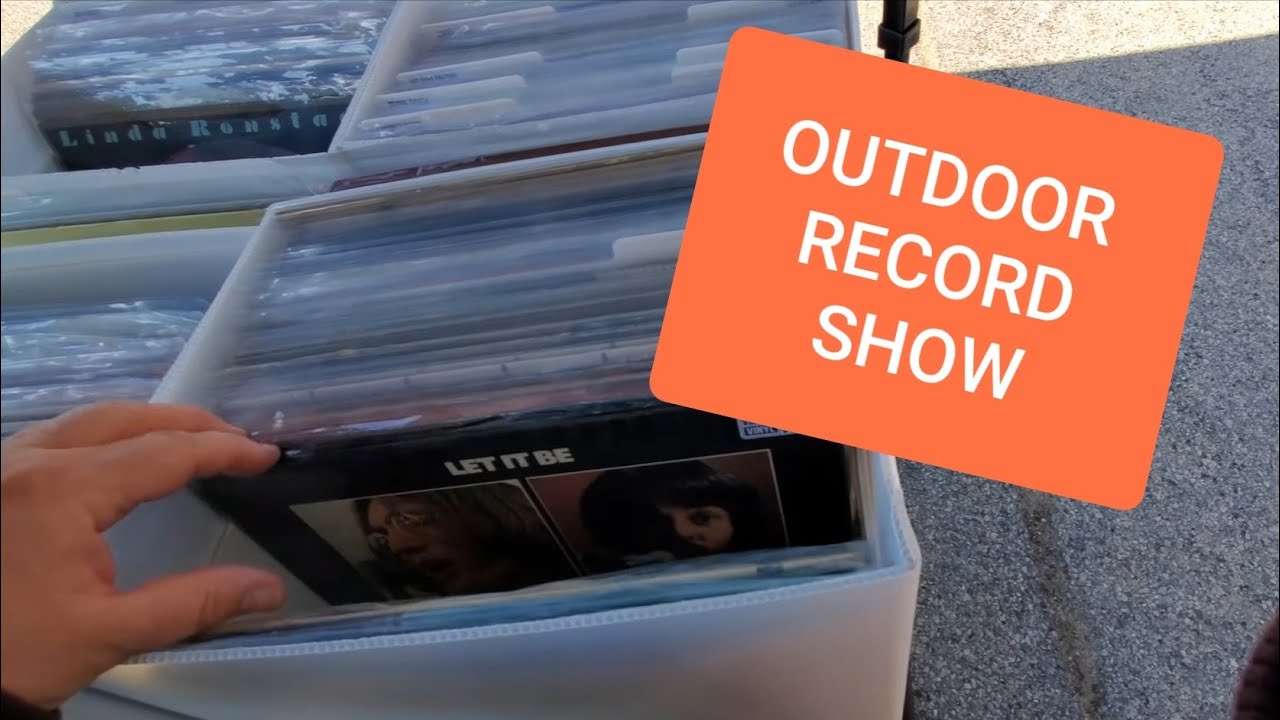 Small Outdoor Record Show - YouTube