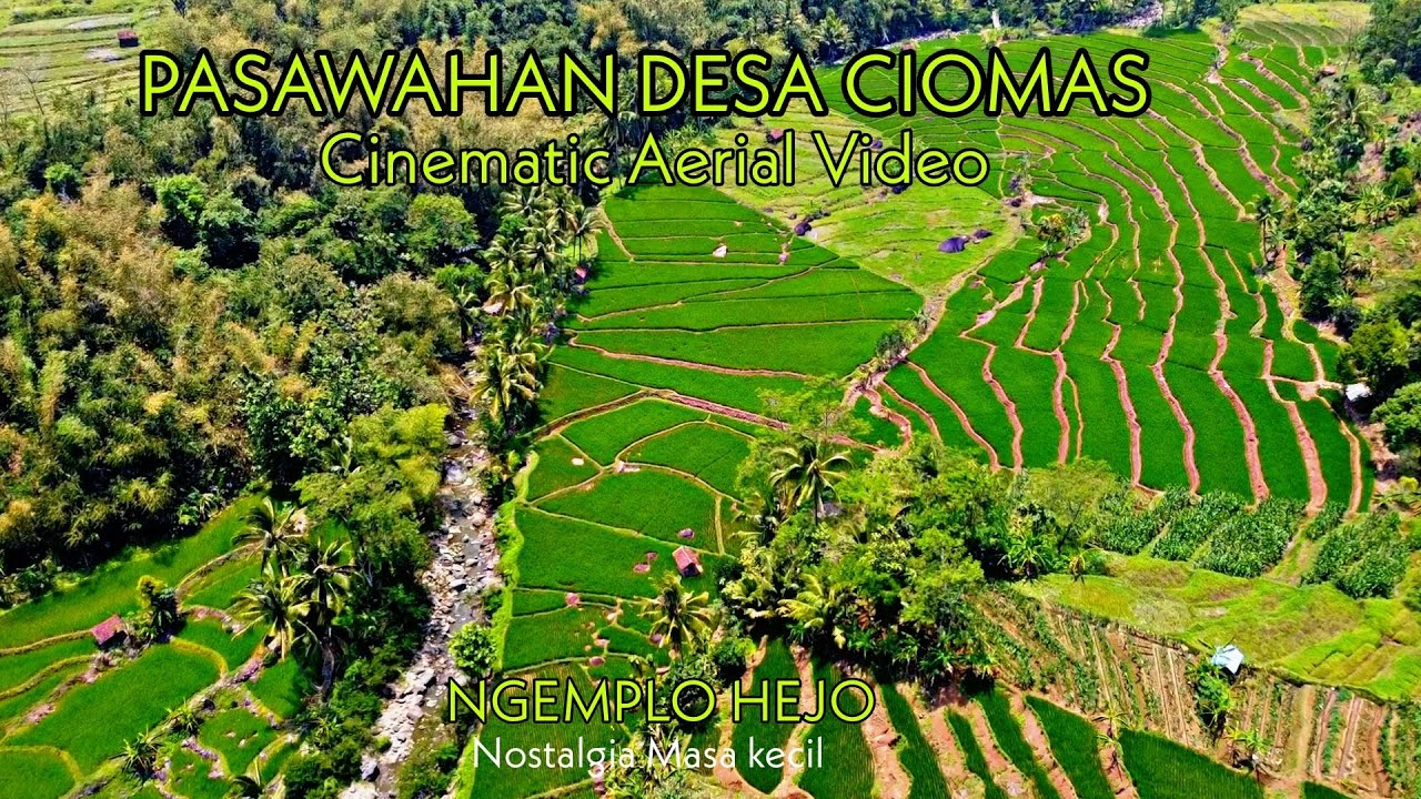 PASAWAHAN DESA CIOMAS // CINEMATIC AERIAL VIDEO - YouTube