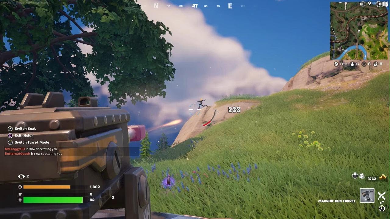 3 quick eliminations with the machine gun turret fortnite chapter 5 ...