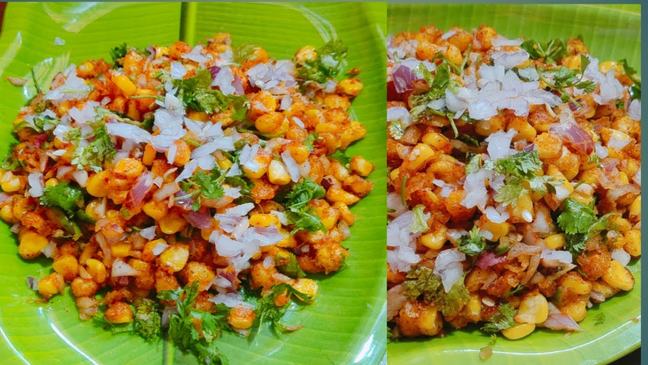 CHATPATA CRUNCHY SWEET CORN CHAT!LOCK DOWN!EASY AND HEALTHY !DELICIOUS ...