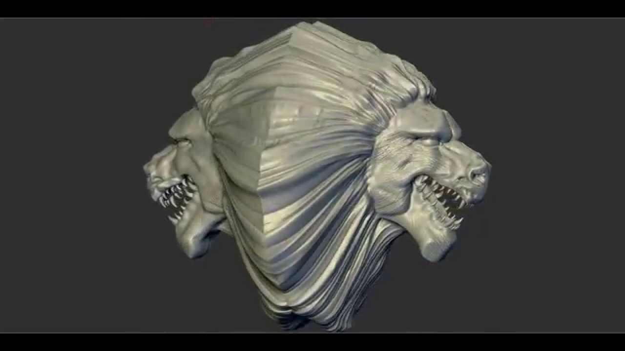 my zbrush work - YouTube