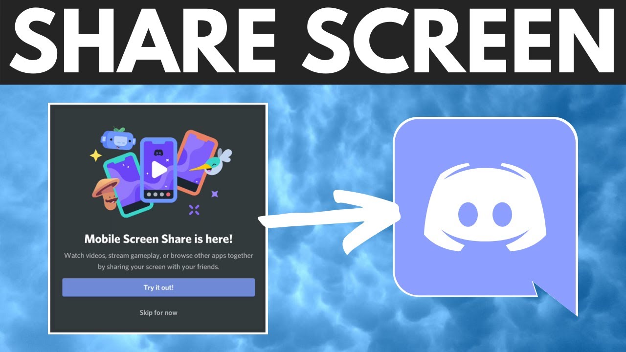 How to Screen Share on Discord Mobile - iOS & Android - 2021 - YouTube