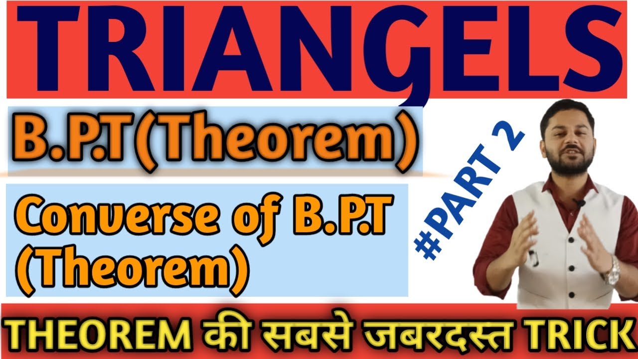 Thales Theorem Short Trick | BPT/Basic Proportionality Theorem | Proof ...