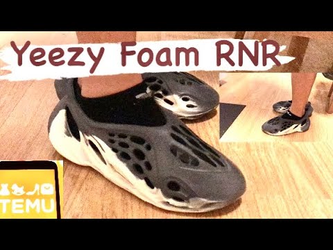 Yeezy Foam Runner from Temu! on feet review. - YouTube