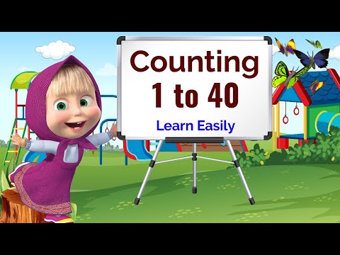 Learn counting 1 to 40, 1 se 40 tak ginti, 1 to 40, counting, ginti