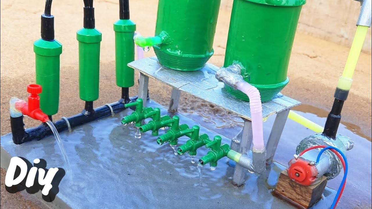 How to make mini water pump | Mini Water pump Construction - YouTube